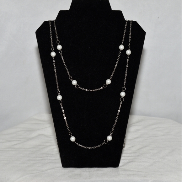 Fashion Jewelry | Jewelry | Long Sterling Pearls Toggle Necklace | Poshmark